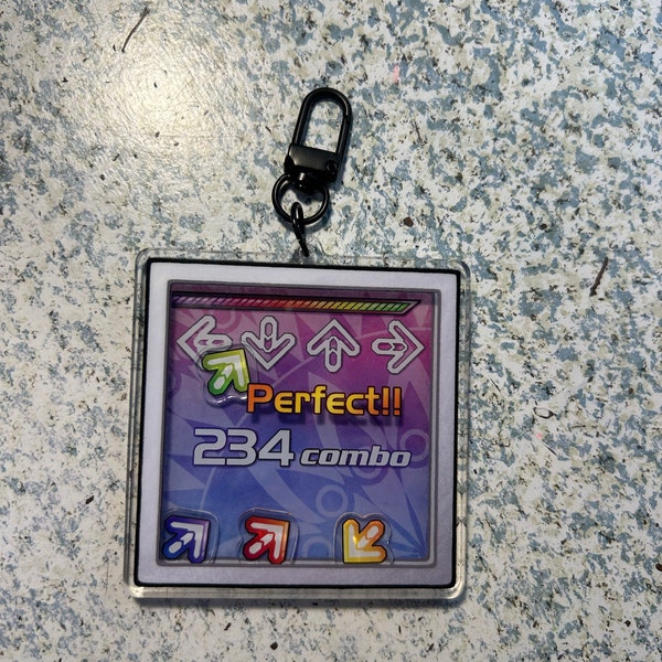 DDR Dance Pad Shaker Charm - Etsy