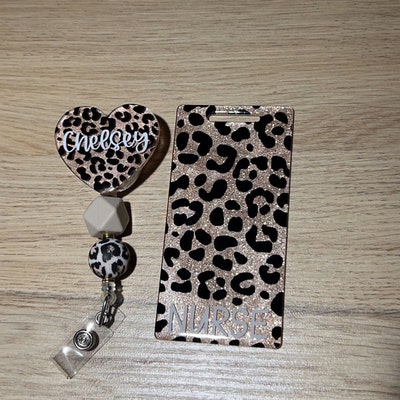 Cheetah Badge Buddy Badge Buddy Leopard Badge Buddy Gold - Etsy