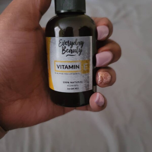 Organic Vitamin E Oil for Scars -USDA Certified 100% All Natural Plant ...