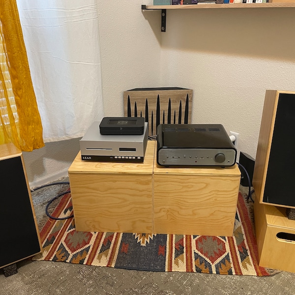 Vinyl Record Storage Cube - Vinyl LP Crate - for Vinyl LP Storage and ...