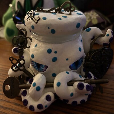 Polymer Clay Octopus Jar - Etsy