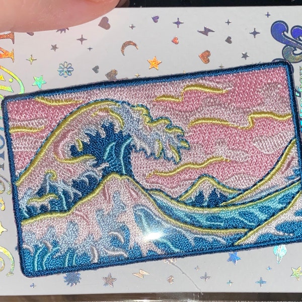 Wave Patch - Ocean Iron on Patch - Sea - Beach - Surf - Make Waves ...