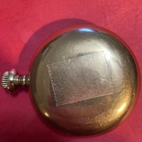 RAF Pocket Watch Full Hunter Silver Plated Royal Air Force Crest ...