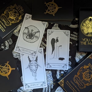 The Devil's Deck// Satanic Tarot// Satanic Oracle Deck // Satanic ...