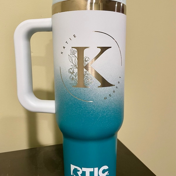 30oz RTIC Road Trip Tumbler NEW Design - Comes With Straw - Custom ...
