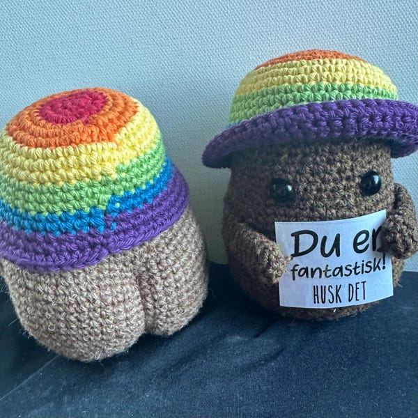 Pride Potato Crochet Pattern, Amigurumi Potato, Emotional Support ...