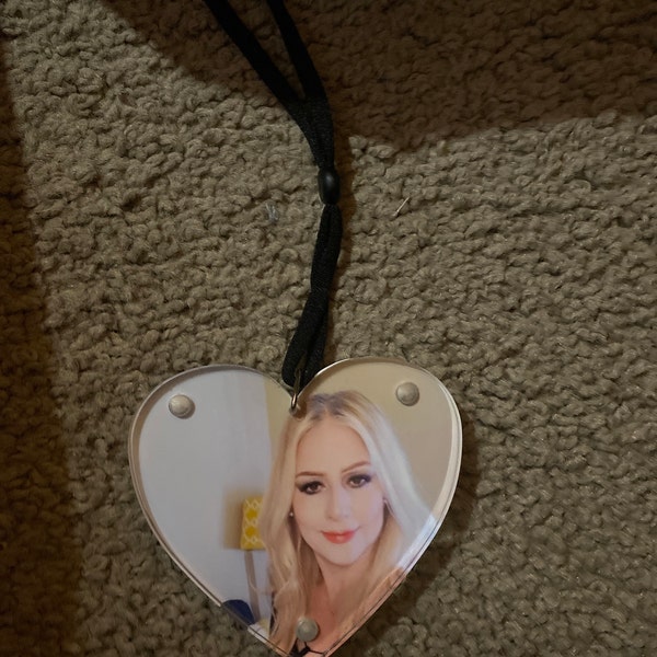Hanging Car Photo Frames, Rearview Mirror Hanging Accessory, Car Decor ...