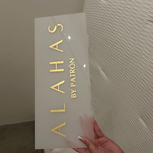 Transparent Sign, Custom Acrylic Logo Sign, Custom Business Sign ...