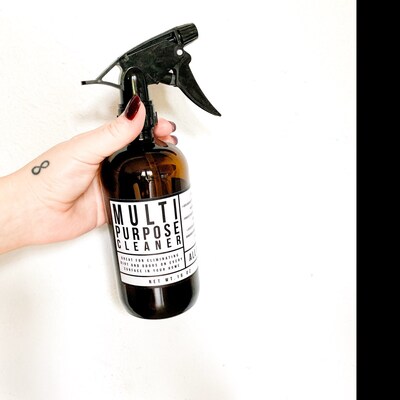 Glass Cleaner Label - Etsy
