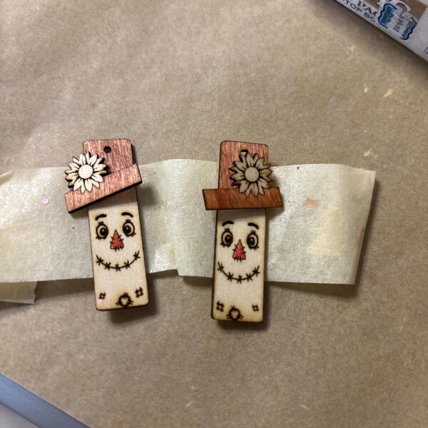 Western Halloween Hanging Earrings Laser Ready File, Glowforge and ...