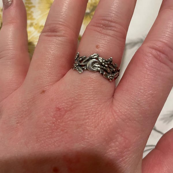 Crying Moon Necklace, Sad Mr Moon Sterling Silver Pendant. Celestial ...