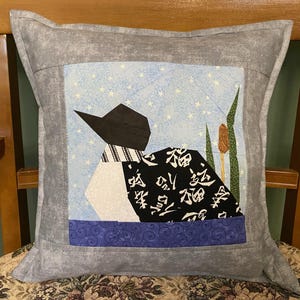 Goose on the Lake Paper Piecing Block in PDF - Etsy