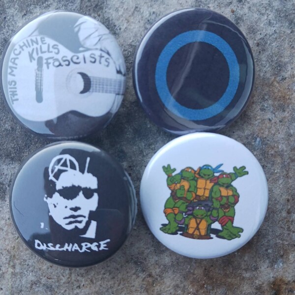 Mario Super Power-up Pin Set, 1.25" Pinback Buttons, Mushroom, Fire ...