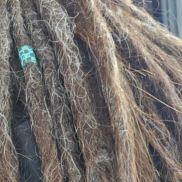 Elastic Dread Tie Choose Your Color, Coconut Button Loc Tie, Loc ...