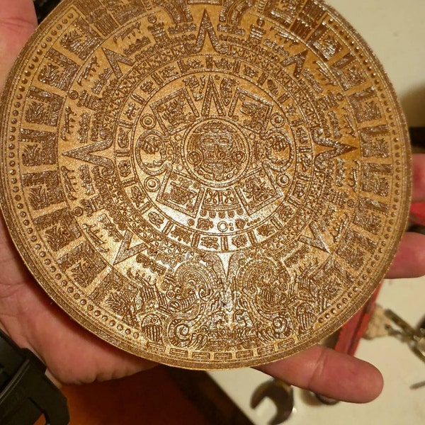 Aztec Calendar Svg Gift Digital Design 2. Vector Dxf, Cdr,svg, for CNC ...