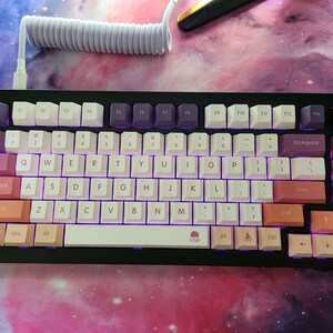 Vintage Look Keycap Set Cherry Profile PBT Cherry MX Stem - Etsy