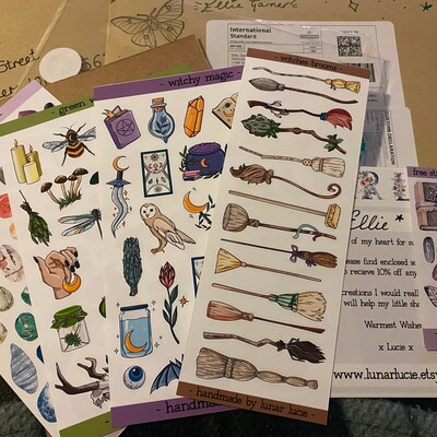 Witchy Magic Planner Stickers Witch, Wiccan and Pagan Magical Sticker ...