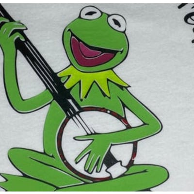 Kermit the Frog Banjo Rainbow Connection Muppets T-shirt Sweatshirt ...