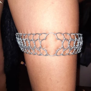 NECK CILICE 5 Row Metal and Leather - Etsy