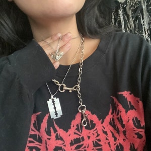 Tombstone necklace-Choose length-Graveyard-Goth-nevermore-RIP | Etsy