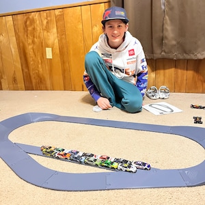Expanded Toy Motorcycle Track, Dirt Bike Track, Motocross Track ...