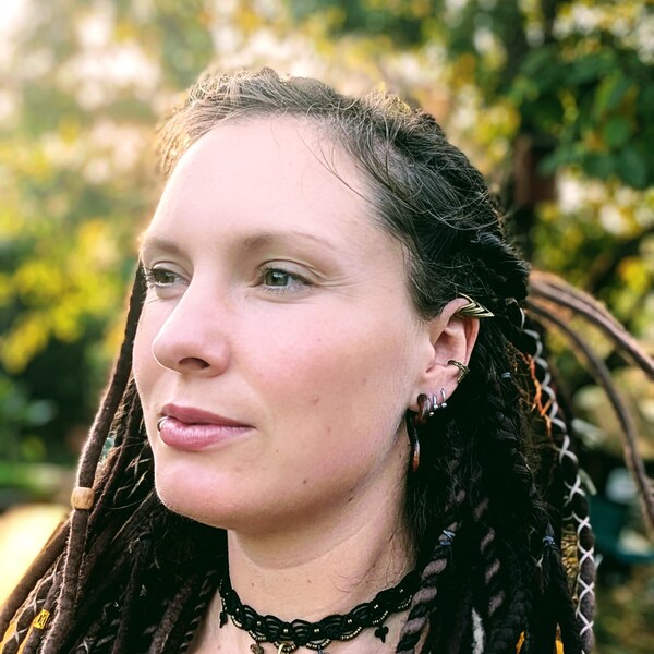 Wool Dreads Full Set DE Dreadlocks Extensions Brown Irish Cream Blond ...