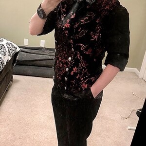 Prime Quality Gothic Moto Red Vinyl PVC Motorcycle Jacket Punk - Etsy