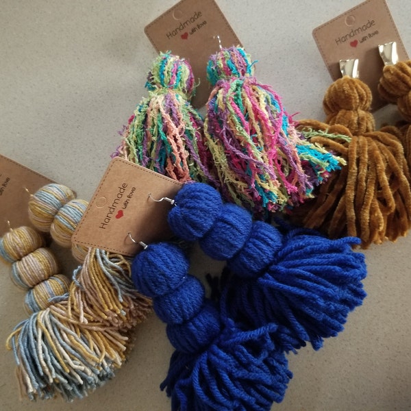 Velvet Button Tassels - Etsy