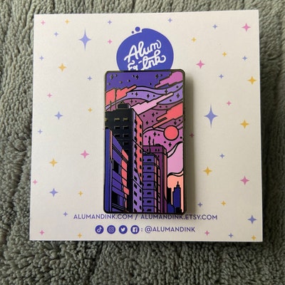 Antares Red Star Rice's Whale Enamel Pin - Etsy