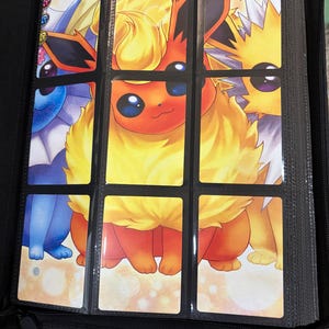 Full Art Binder Page – Custom Extended Artwork Card Display | 9, 12, or ...