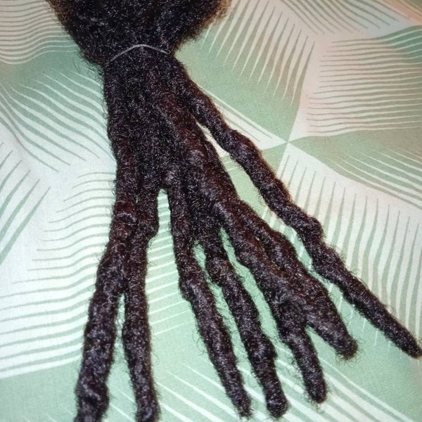 Textured Human Hair Loc Extensions: Interlocked Dreadlock Bundles - Etsy