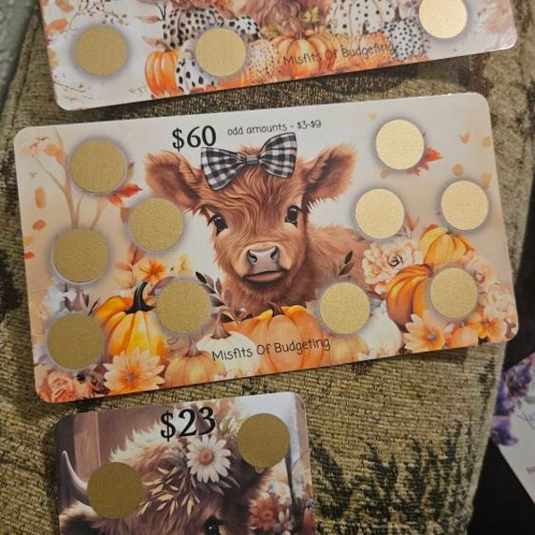 A6 Money Saving Scratcher - Etsy