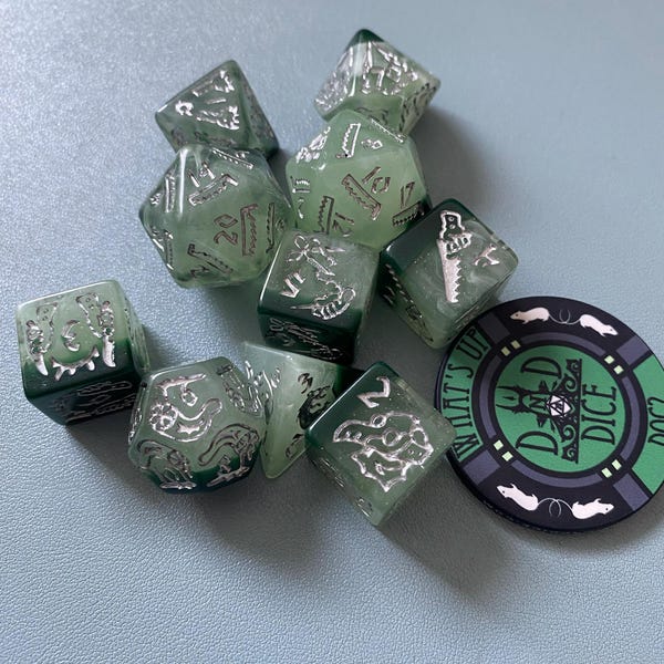Plague Doctor Exclusive 11 Dice Set | Themed Bird Mask DND DICE With ...