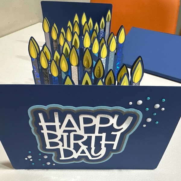 Candles Card - Age Birthday Candles Card (5” X 7”) - Candle for Every ...