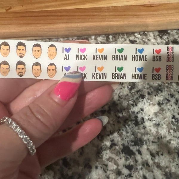NSYNC Nail Decals Stickers Waterslide Justin JC Joey Lance Chris ...