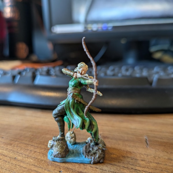 Elle the Musketeer 8K D&d/pathfinder 32mm 75mm 100mm Miniature RPG ...