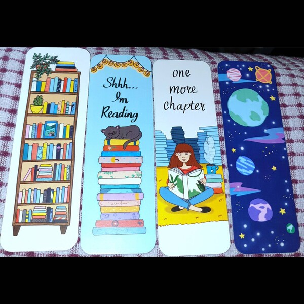 Summer Day and Night Town Bookmark - Cute Italy Town Bookmark - Cute ...