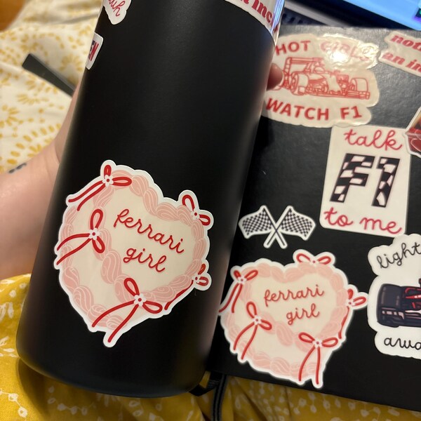 Mclaren Girl F1 Sticker F1 Cute Sticker Cute Sticker for Notebooks ...