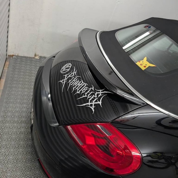 Nightlife Metal Font Windshield Banner- Gothic Style (night, Car Decals ...