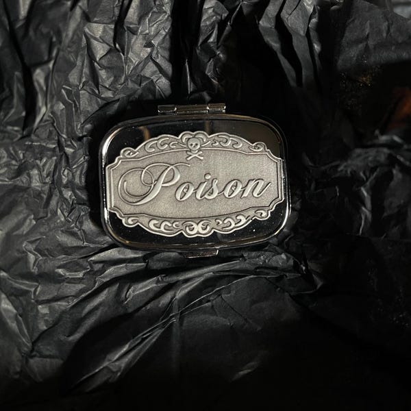 Poison Victorian Pill Box Goth Witchy - Etsy