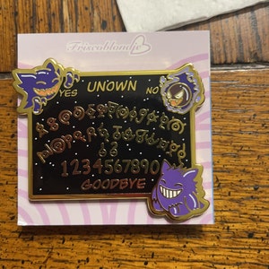 Gengar Ouija Board Enamel Pin - Etsy