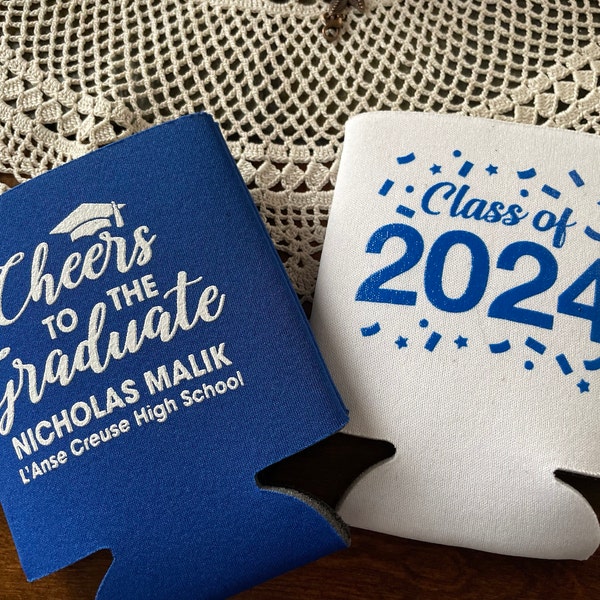 Graduation Party Favors, Graduation Can Cooler, Grad Party, College ...