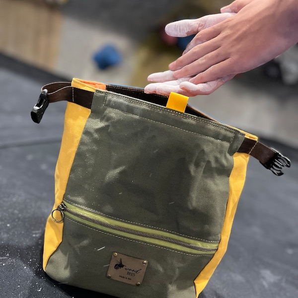 Climbing Boulder Bucket Chalk Bag PDF Sewing Guide Pattern Instructions ...