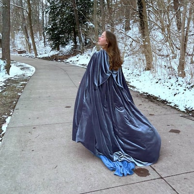 Custom: Arwen requiem Inspired Cape, Lord of the Rings Cloak Elven ...