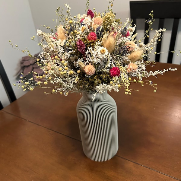 LARGE off White Vase "bottle" - Sleek Design - Original and Striking ...