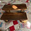 Rustic Wooden Step Stool - Etsy