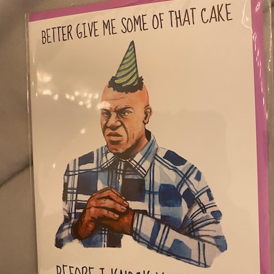 Funny 'debo Knock Yo Ass Out' Birthday Card Happy - Etsy