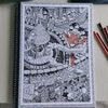 Watergorn GIANT 27x 40 Wildergorn Colour-in Poster by Jamie Courtier - Etsy
