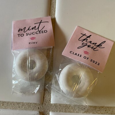 100pcs Mint to Succeed Favors,graduation Mints,graduation Party Favors ...