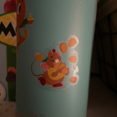 Greedy Gus Gus Transparent Sticker/ Cinderella Sketch Princess Sidekick ...